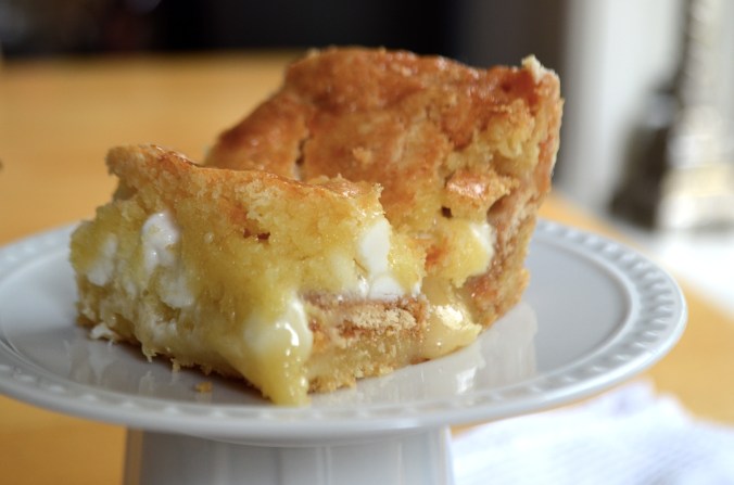 Gooey White S’More Cake Bars | Mikey's In My Kitchen