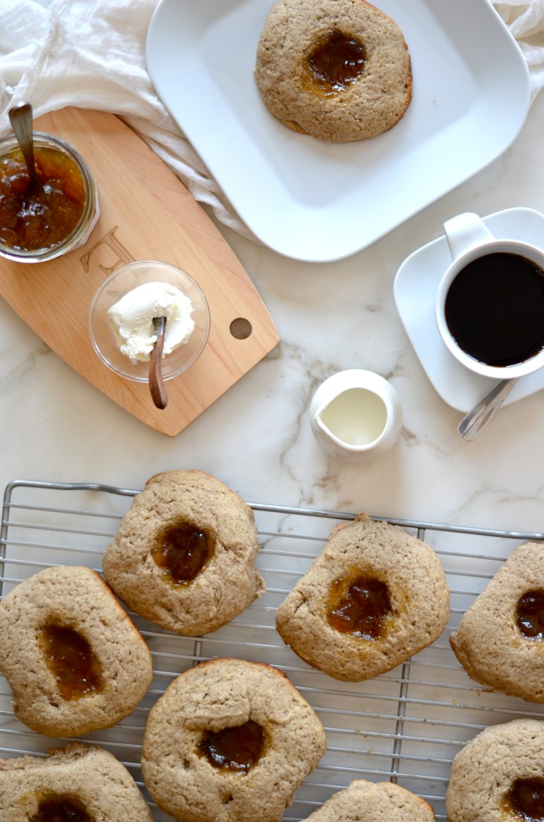 Buckwheat Scones with Fig Jam | Mikey's In My Kitchen